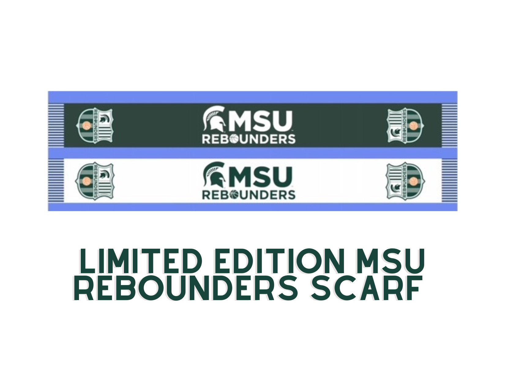 Limited Edition MSU Rebounders Club Scarf | MSU Rebounders Club